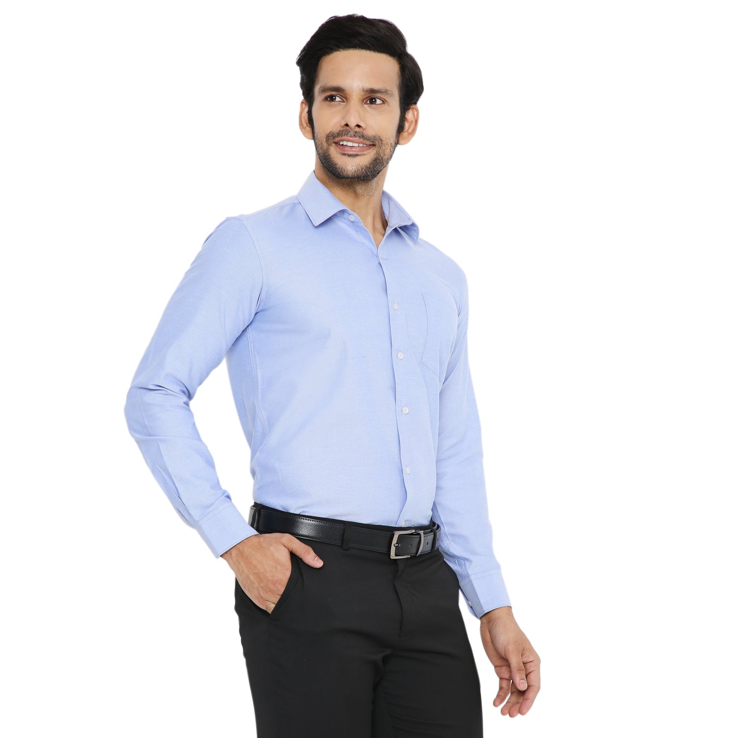 Men's Full Sleeve Corporate Shirt - Free Embroidery